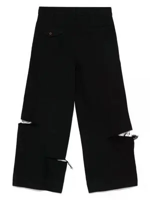 BLACK COMME DES GARÇONS Distressed Trousers
