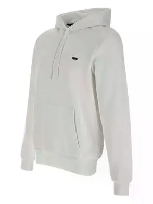 Lacoste Cotton Hoodie - White