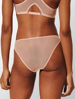 THIRDLOVE Bare Mesh Bikini Panty - Rose Dust