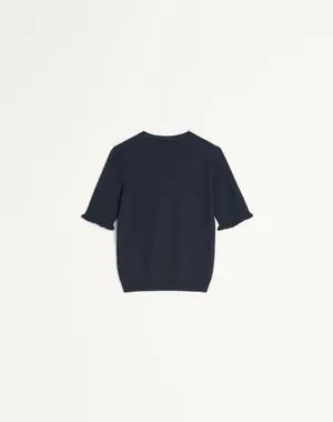 ValentinoGaravani Embroidered Wool Top