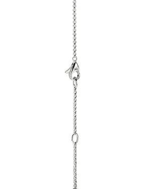 John Hardy Modern Talisman Diamond Shark Tooth Pendant Necklace