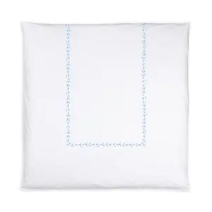 CHRISTIAN FISCHBACHER Foglia Embroidered Sateen Duvet Cover, King - Blue