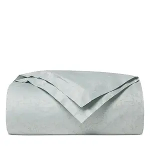 SFERRA Selini Leaf Sateen Jacquard Duvet Cover, Full/queen - Silversage