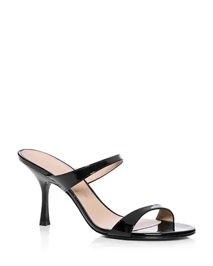 STUART WEITZMAN Nudist 85 Slide Sandals - Black