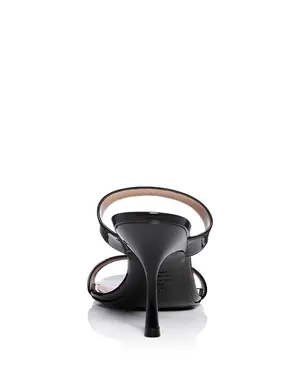 STUART WEITZMAN Nudist 85 Slide Sandals - Black
