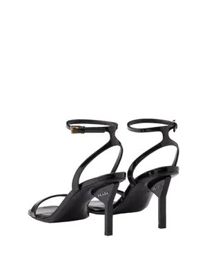 Prada Patent Leather High-heeled Sandals