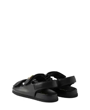 Prada Nappa Leather Sandals - Black