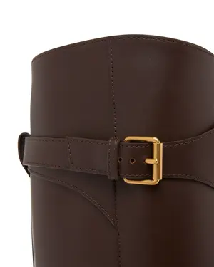 Valentino Garavani Vlogo Riding Boots - Fondant