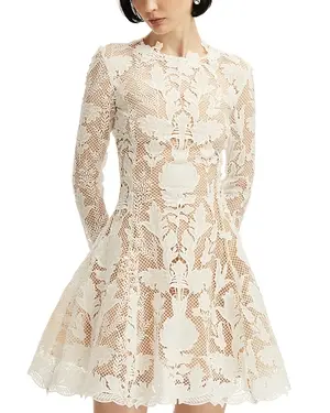 Oscar De La Renta Long Sleeve Cocktail Dresses