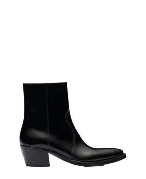 Prada Brushed Leather Camperos Boots