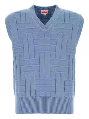 Kenzo Embroidered Sleeveless Jumper