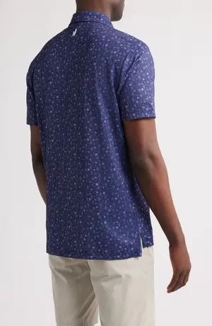 Johnnie-o Tumbleweed Desert Print Prep-formance Golf Polo