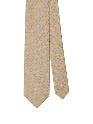 Robert Talbott Geo Spot Neck Tie - Orange