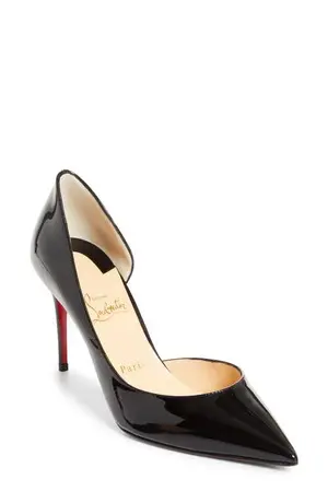 CHRISTIAN LOUBOUTIN Iriza Pointed Toe D'orsay Pump - Black