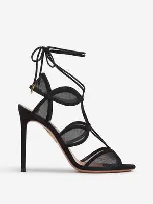 AQUAZZURA Fatal Attraction 105 Sandals - Black