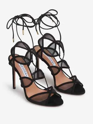 AQUAZZURA Fatal Attraction 105 Sandals - Black