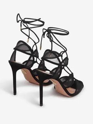 AQUAZZURA Fatal Attraction 105 Sandals - Black