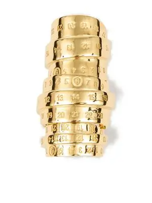 MAISON MARGIELA Signature Numbers Ring - Grey
