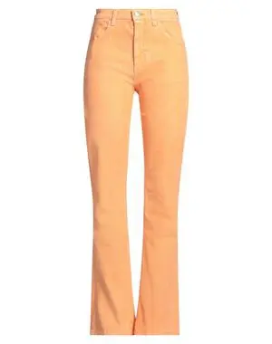 Women's Orange Jeans