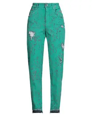 Women's Green Jeans