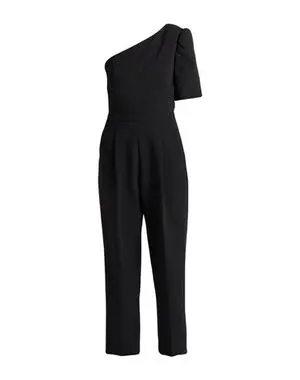 Max Mara Jumpsuit In Crepe - Black