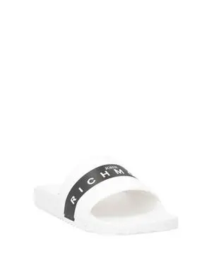 John Richmond Rubber Pool Slides - White