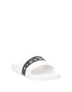 John Richmond Rubber Pool Slides - White