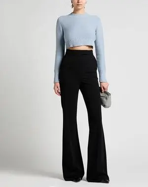 Max Mara Flared High-waisted Pants - Black
