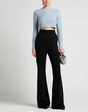 Max Mara Flared High-waisted Pants - Black