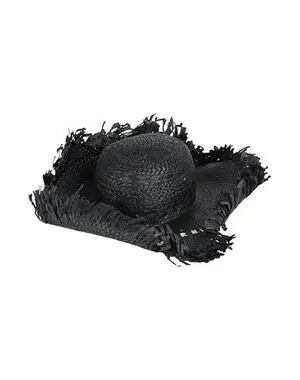 Marni Raffia Sun Hat - Black