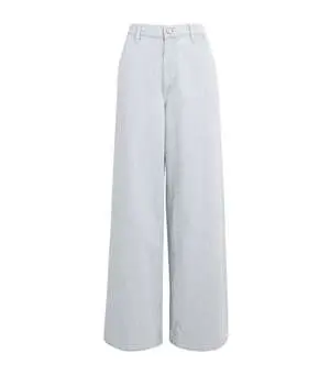 Rag & Bone Textured Sofie Wide-leg Jeans