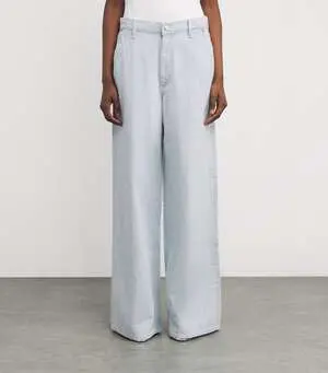 Rag & Bone Textured Sofie Wide-leg Jeans
