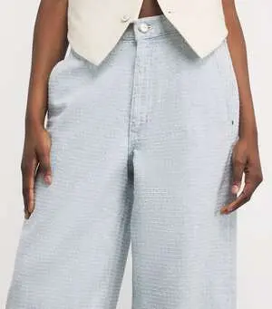 Rag & Bone Textured Sofie Wide-leg Jeans