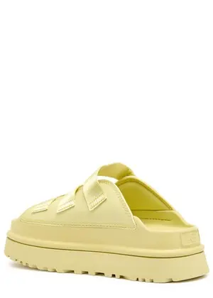 UGG Rubber Platform Slides - Yellow
