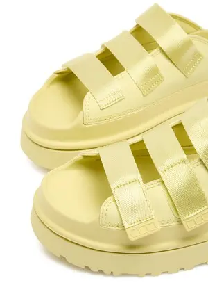 UGG Rubber Platform Slides - Yellow