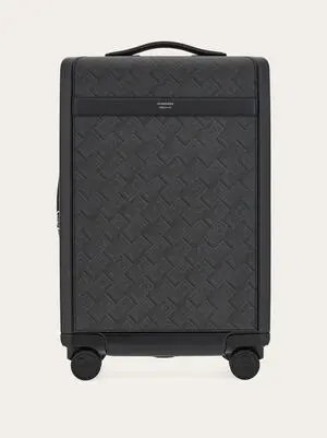 FERRAGAMO Monogram Cabin Trolley - Black