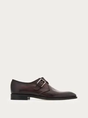 FERRAGAMO Single Monk Shoe - Red