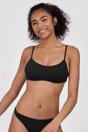 JOLYN Lori Bikini Top - Black