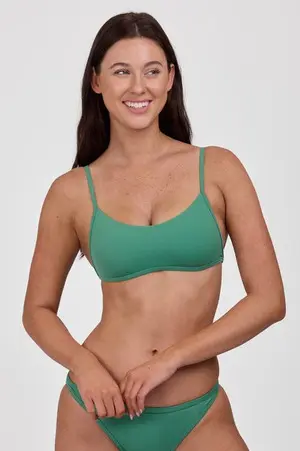 JOLYN LORI Bikini Top Kale