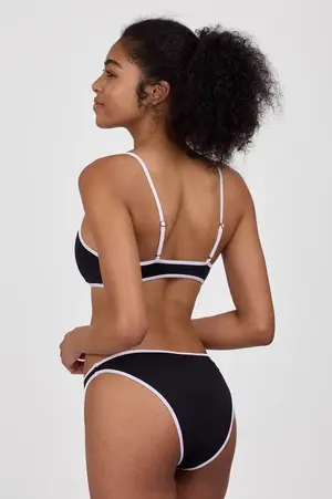 JOLYN Dina Bikini Bottom - Black & White