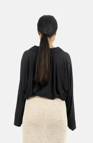 1PEOPLE-US Siena Batwing Sleeve Shirt - Black