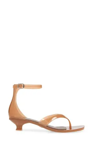 Jeffrey Campbell Gummy Ankle Strap Sandal - Caramel