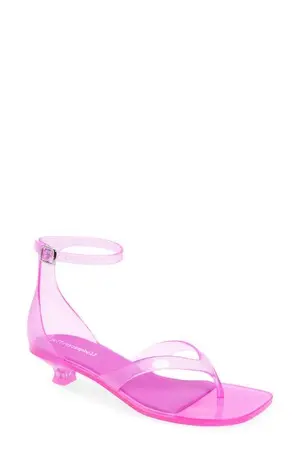 Jeffrey Campbell Jeffrey Campbell Gummy Ankle Strap Sandal Pink