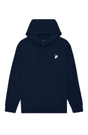 DALIX Heartly Ghost Midweight Hoodie - Navy Blue