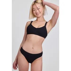 JOLYN Alanna Bikini Bottom Black Ribbed