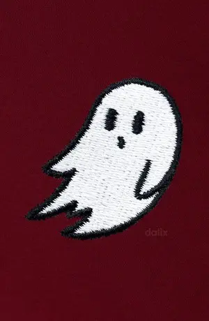 DALIX Ghost Midweight Hoodie - Burgundy