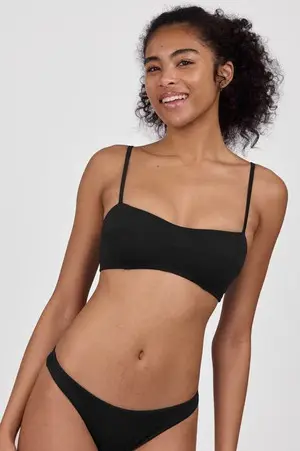 JOLYN JOLYN Ellen Bikini Top Black
