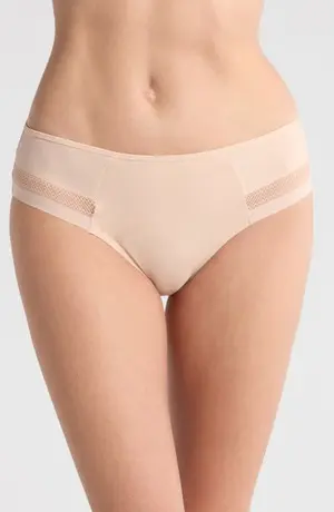 Chantelle Easy Bliss Mid Rise Bikini Briefs - Nude Blush