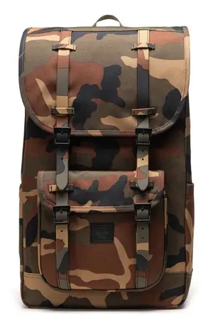 Herschel Supply Co. Little America Backpack - Woodland Camo/black Label