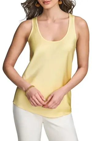 Donna Karan New York Scoop Neck Camis Tanks For Women